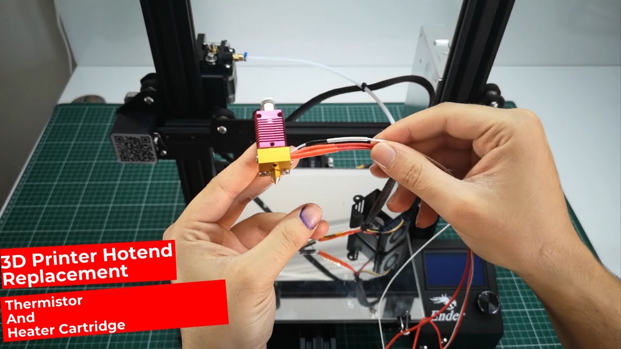 3D Printer Hotend Replacement Thermistor And Heater Cartridge Ender