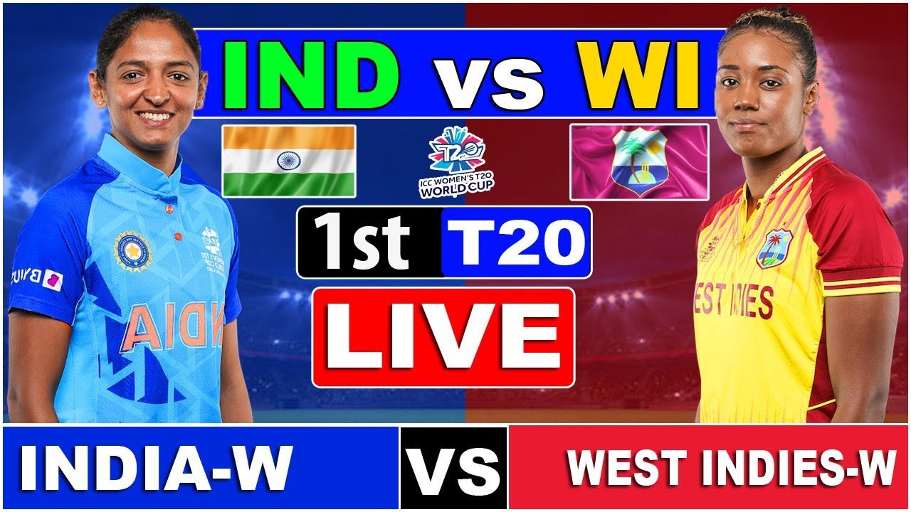 Live IND Vs Wi 1st t20 Match Score |Live Cricket Match Today |IND vs WI ...