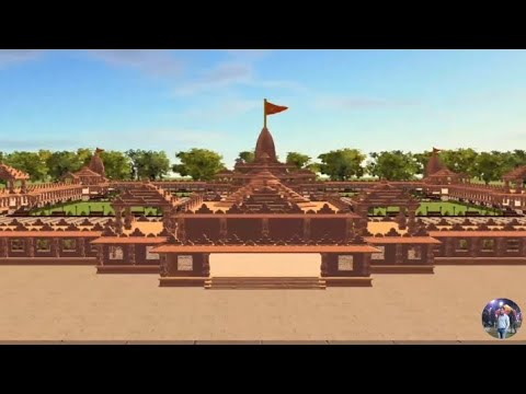 Ayodhya Ram Mandir animation - YouTube