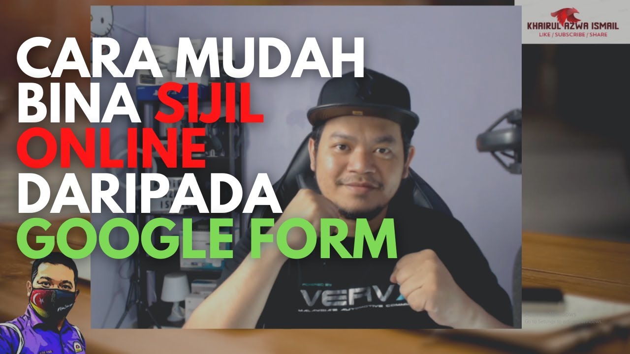 TUTORIAL CARA MUDAH BINA SIJIL ONLINE DARI GOOGLE FORM - YouTube