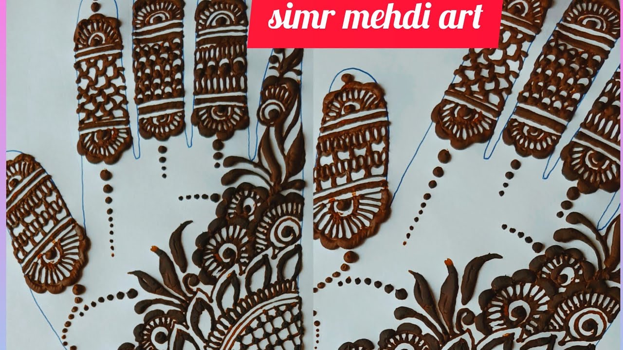 Mehdi Design🔥|#beautiful back hand mehdi design #youtube - YouTube