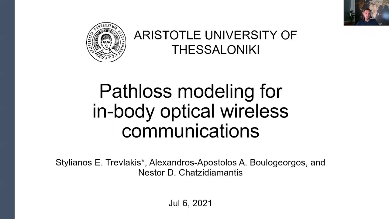 Pathloss modeling for in-body optical wireless communications - YouTube
