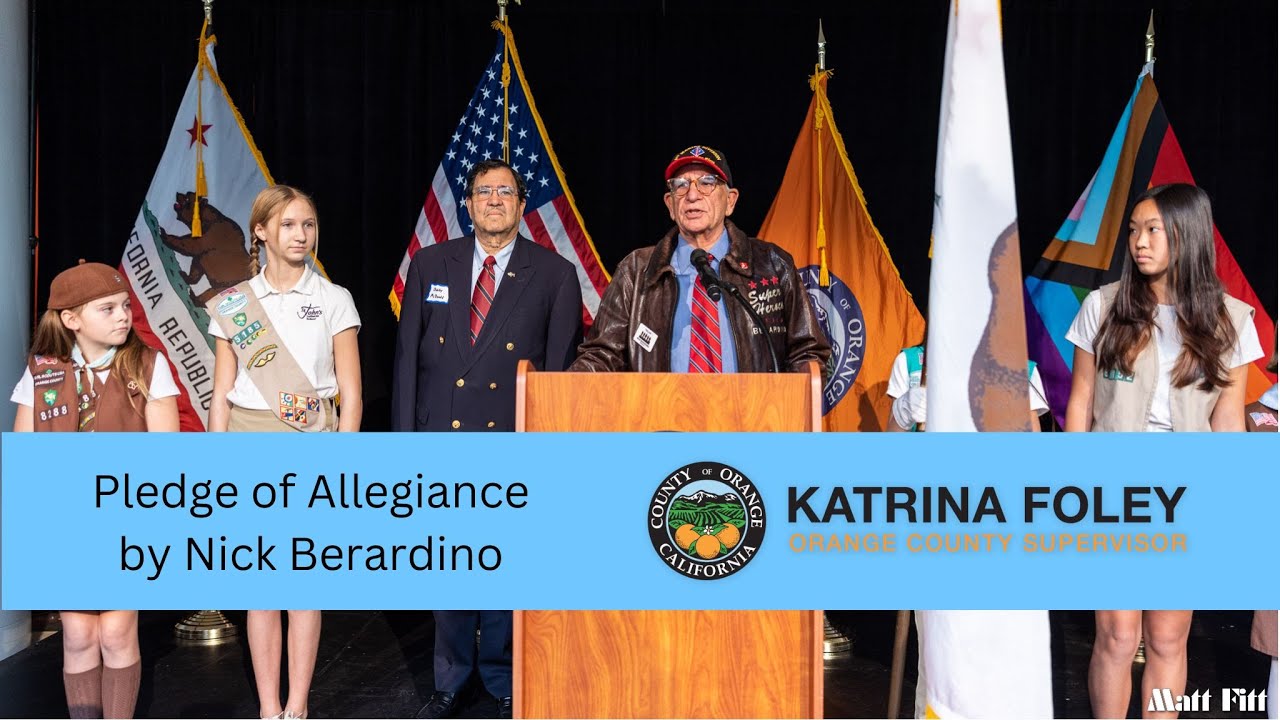 Community Swearing in Ceremony for Supervisor Katrina Foley: Pledge of ...