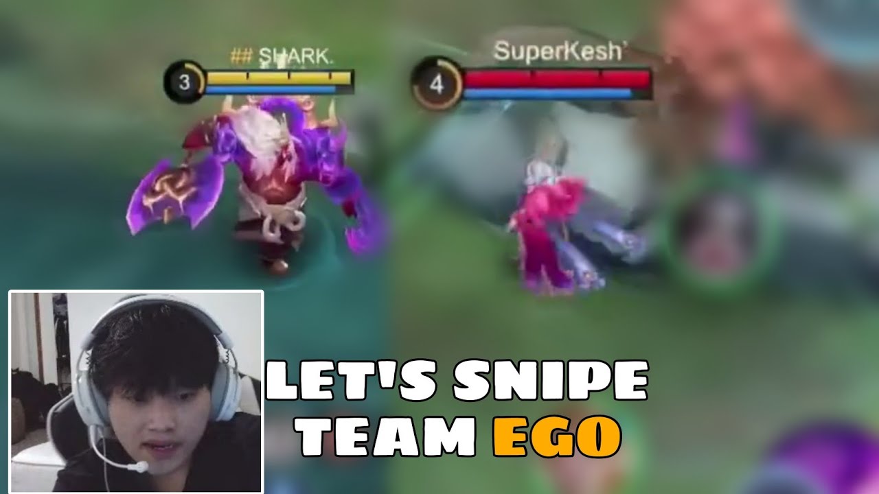 SHARK SNIPE TEAM EGO IN RANK. - YouTube
