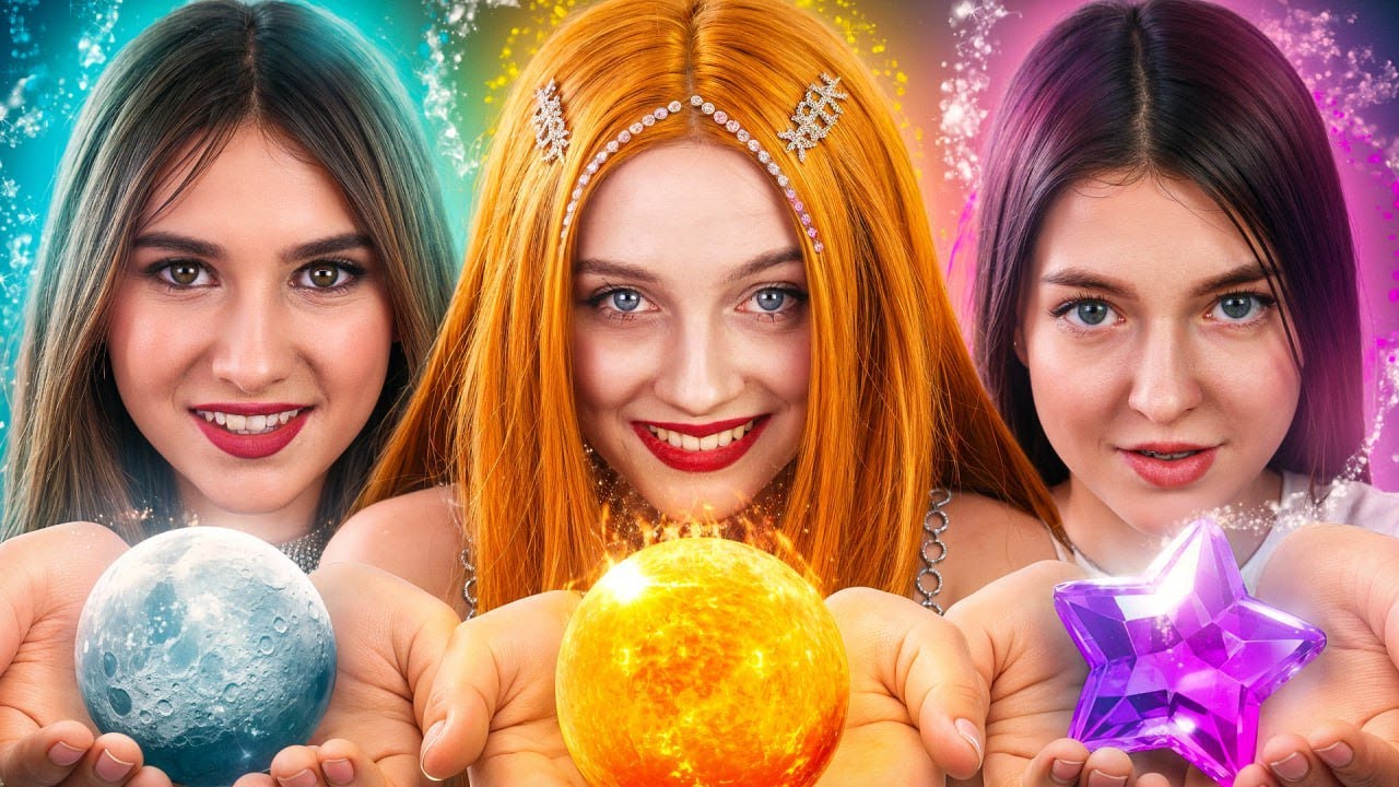 Moon Girl VS Star Girl VS Sun Girl || Soft VS Alt Cheerleader - YouTube