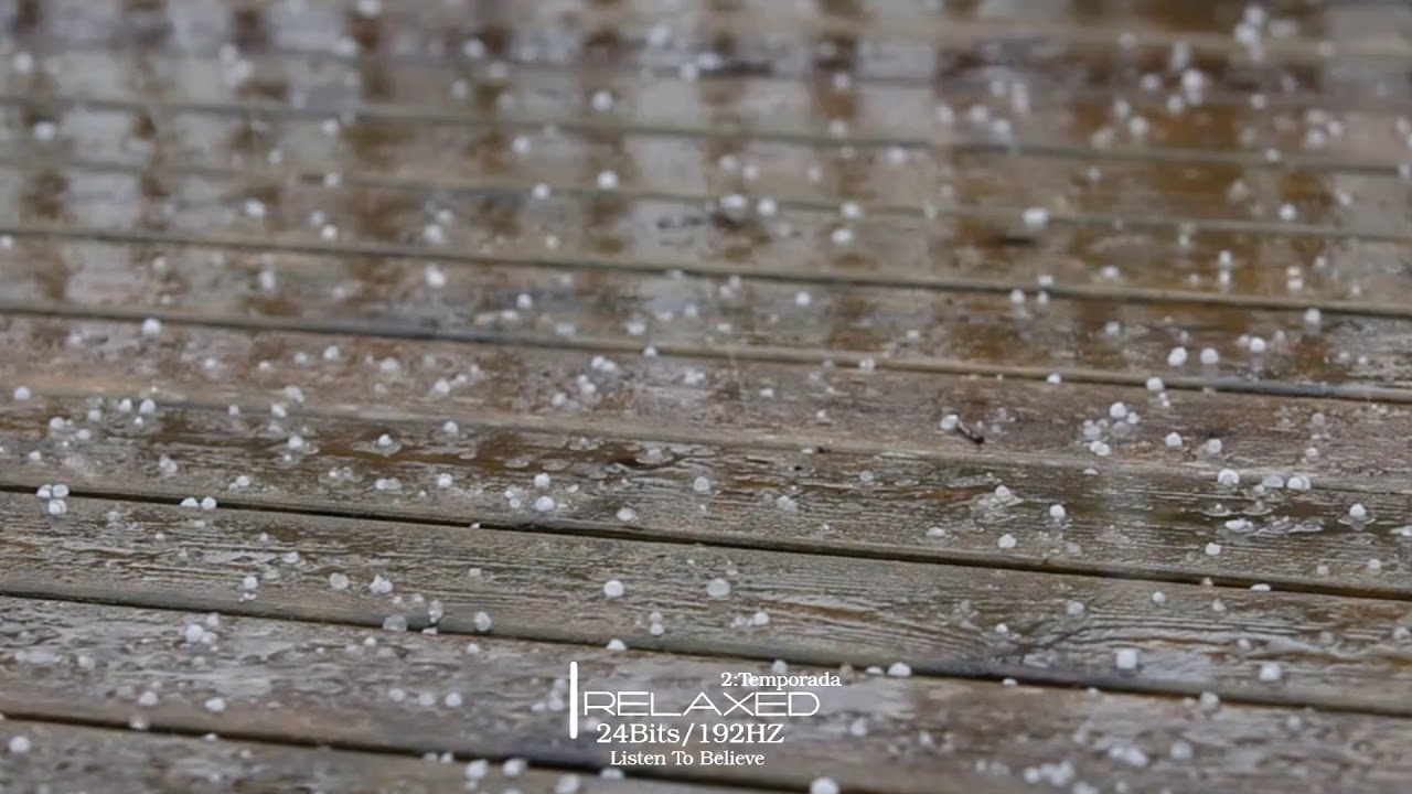 I Relaxed Rain Hail Stone Rain With Ice - Granizos 🌦 🌧 ⛈ 🌩 🌨 ️ - YouTube