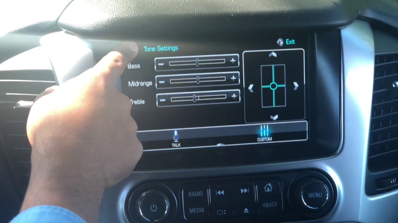 How To Change Your Tone Settings On Your New Chevy - YouTube