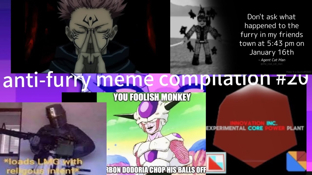 anti-furry meme compilation #20 - YouTube