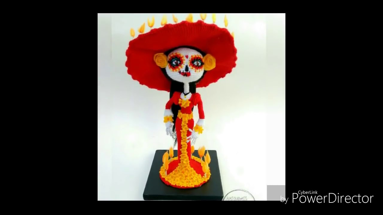 Catrina amigurumi tejida a crochet - YouTube