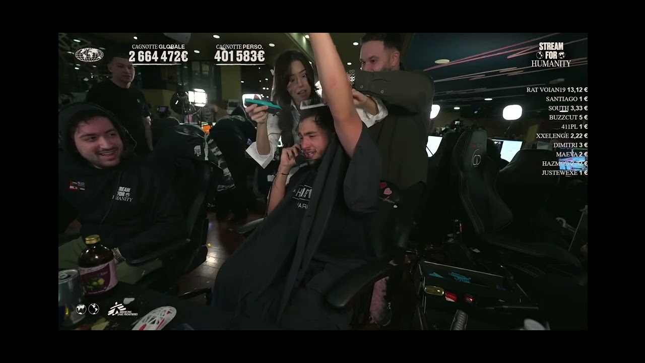 @inoxtag Début buzz cut part 1 - YouTube