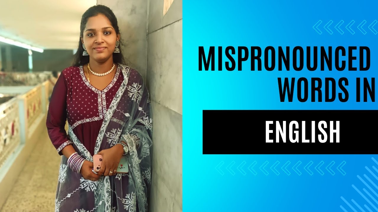 Mispronounced words in English #spokenenglish #mispronouncedwords # ...