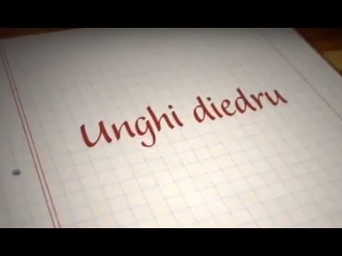 Unghi diedru - unghiul dintre doua plane | ExamenulTau.ro - YouTube