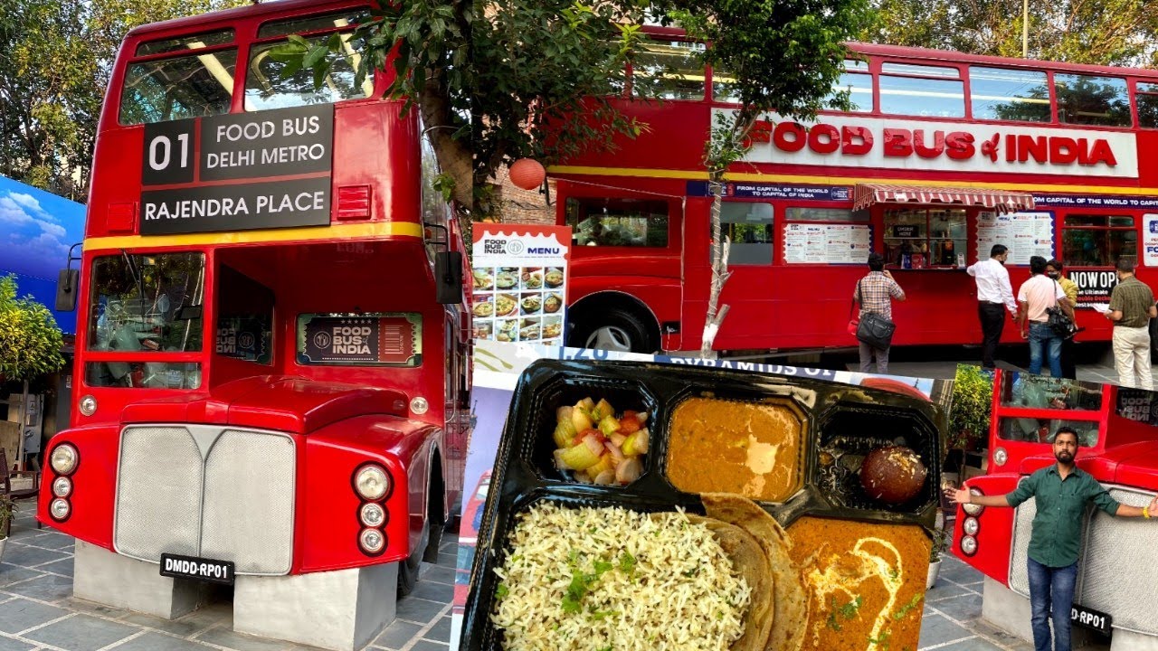 Food Bus Of India || Delhi || India's First Double Decker Dine In ...