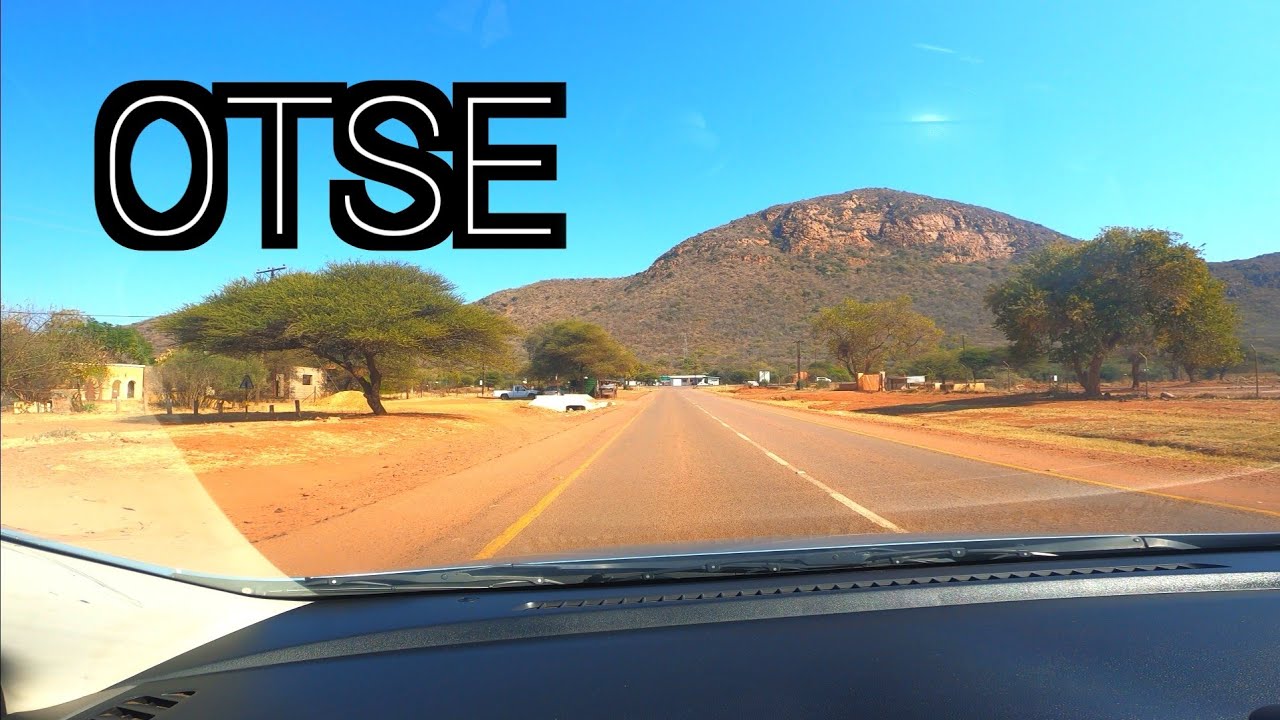 Drive around Otse village with me. - YouTube