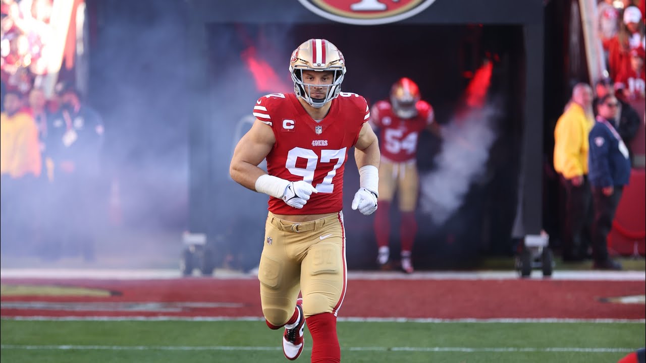 What it looks like when 49ers defensive starters are announced at Levi ...