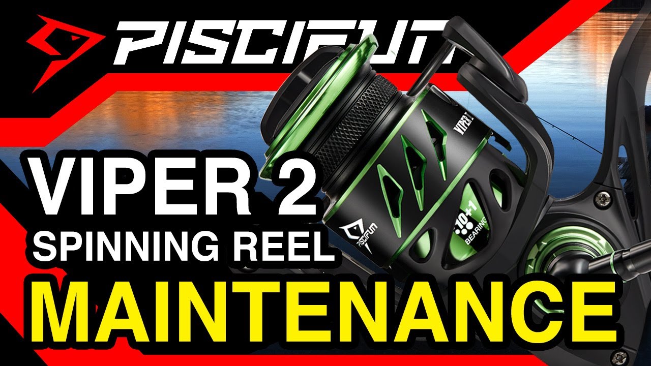 Fishing Reel Maintenance Tips - How to Break down Viper 2 Spinning Reel ...