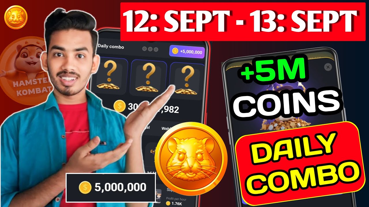 12 September Daily Combo | Hamster Kombat Daily Combo for 12 Sept - 13 ...
