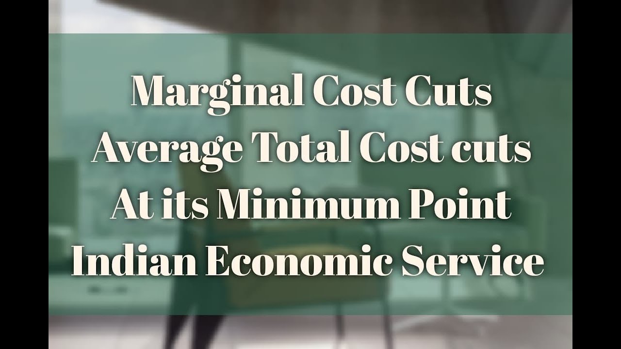 Marginal Cost Cuts, Average Total Cost Cuts at its minimum point ...