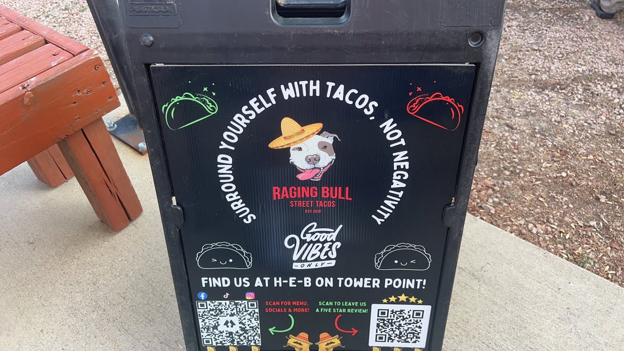 JWEBBY CAN EAT is live at Raging Bull Street Tacos at the Kinder Hill ...