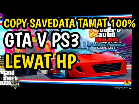 Transfer SAVED DATA TO 100% GTA V PS3 via HP