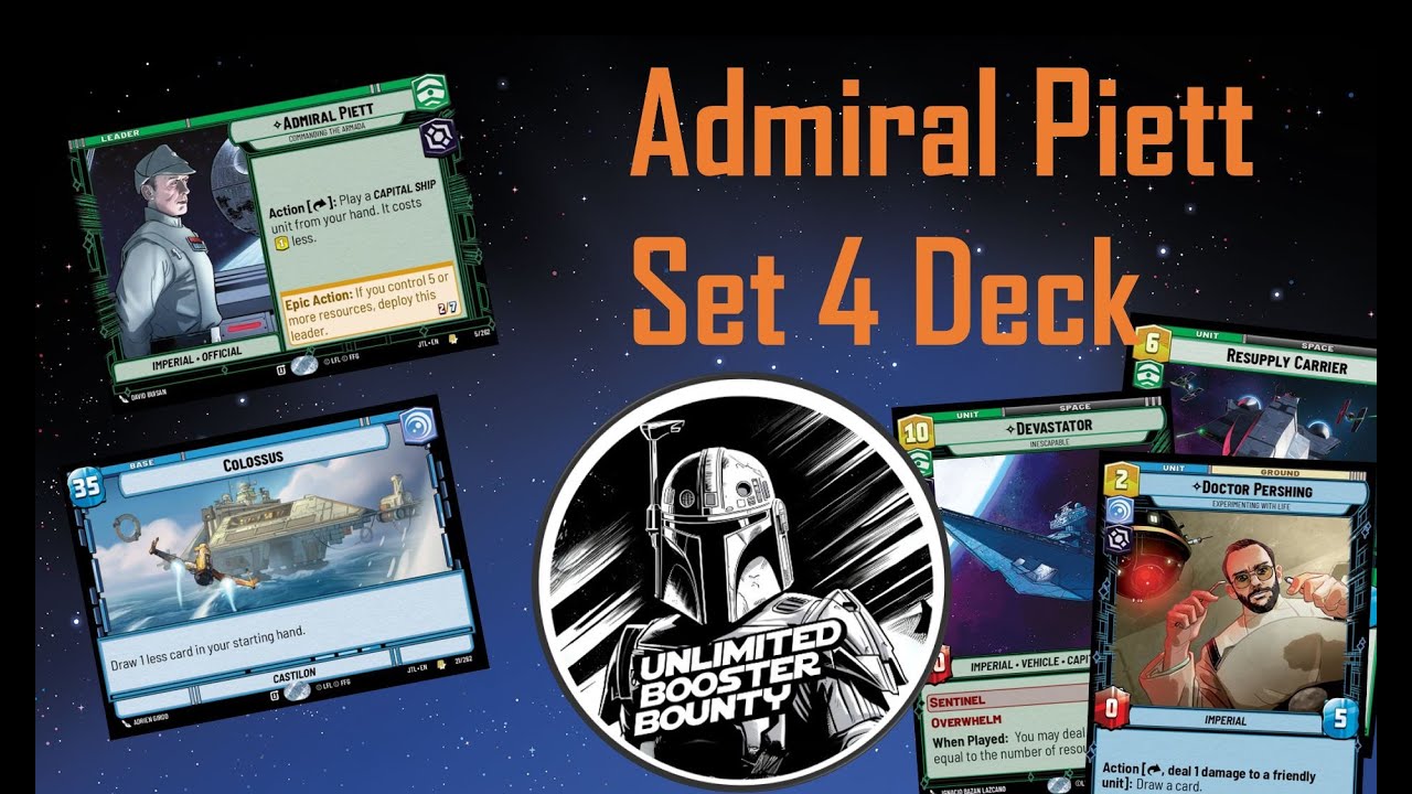Admiral Piett Decktech mit Erklärungen | Star Wars Unlimited | Jump to ...