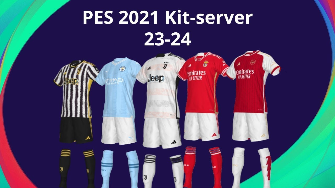 PES 2021 NEW KIT SERVER 23-24 V1 - YouTube