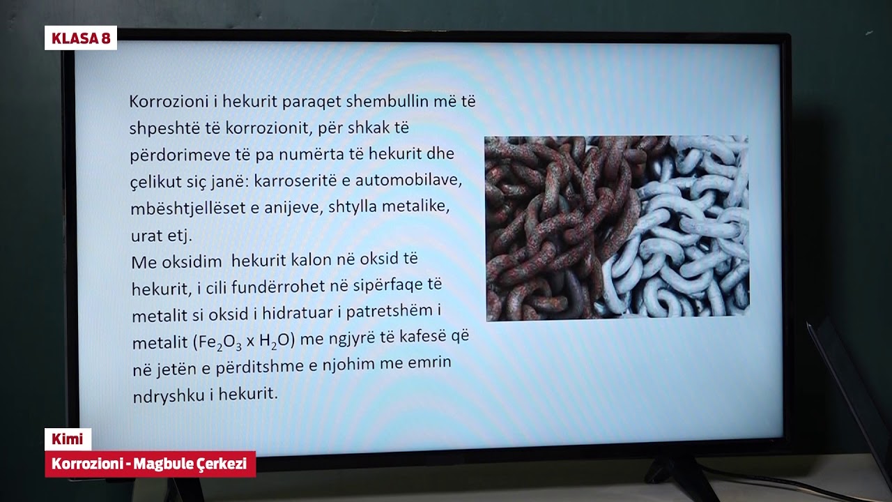 e Mesimi Klasa 8 - 8021 Kimi - Korrozioni - YouTube