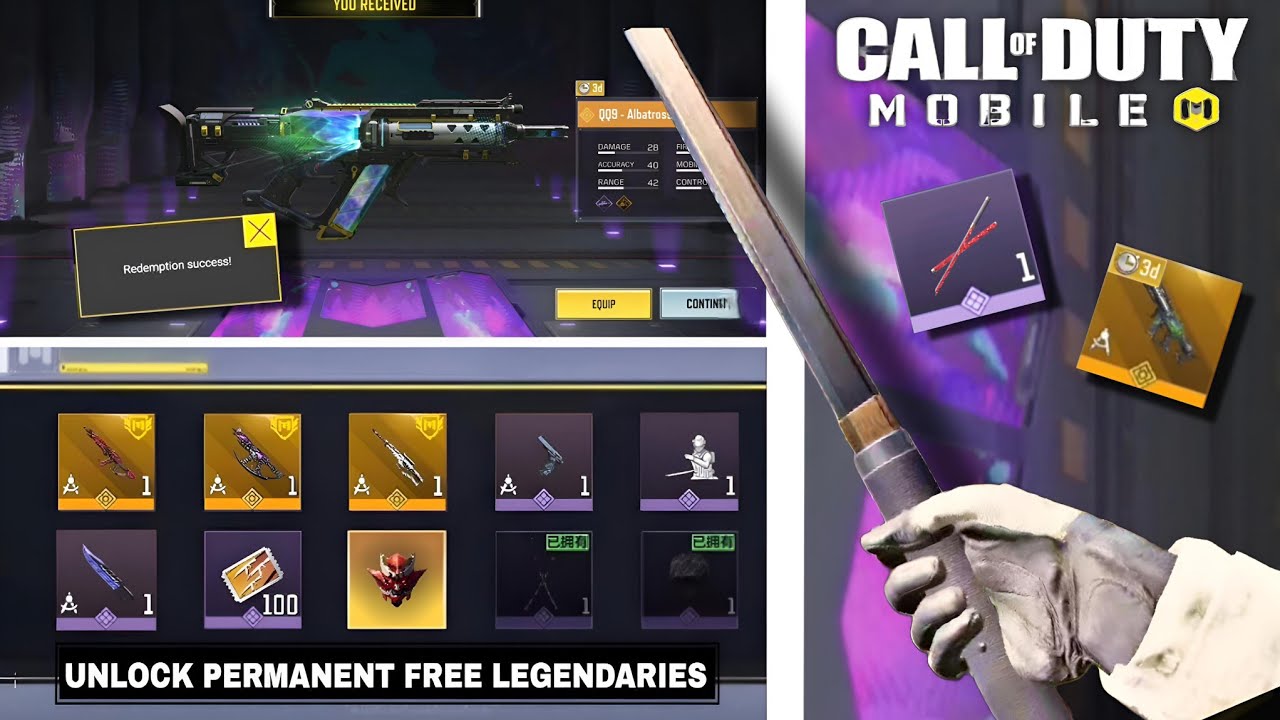 *FREE*How To Get TanG Knife | Free Assault Knife/New Legendary Redeem ...