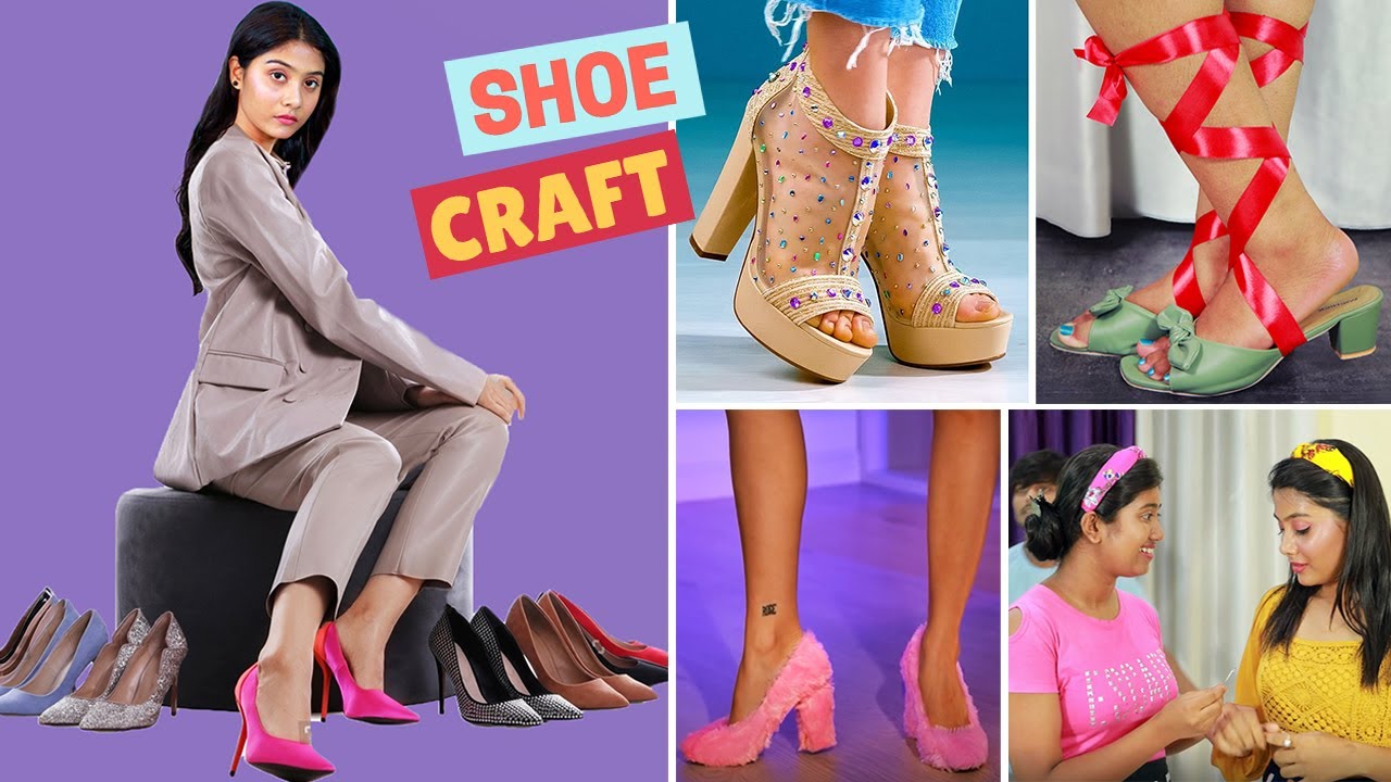 Brilliant Handmade Shoe Crafts & Hacks | Easy Transformation to Create ...