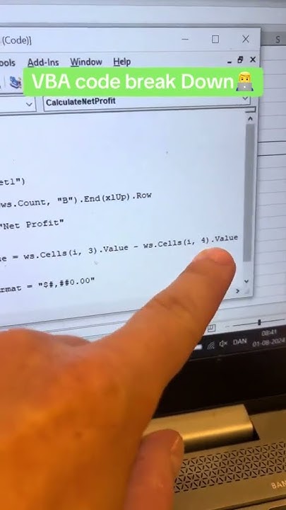 Vba Code Break Down Simple Calculation Code Shortsvideo Vba Excelvba Youtube 1975