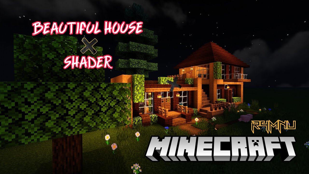 BEAUTIFUL HOUSE × SHADER | Minecraft | Bedrock Edition - YouTube