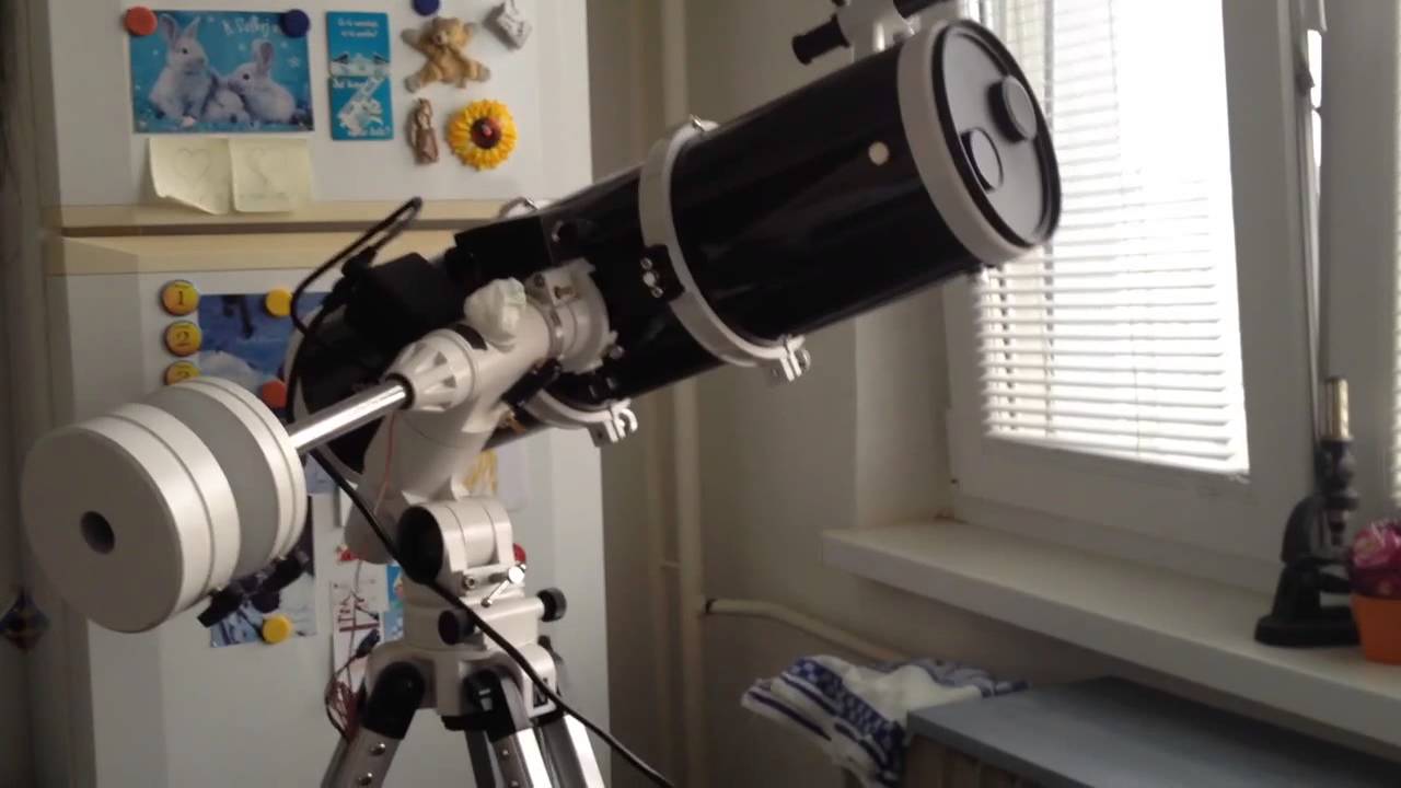 EQ3 + synscan + pc control - YouTube