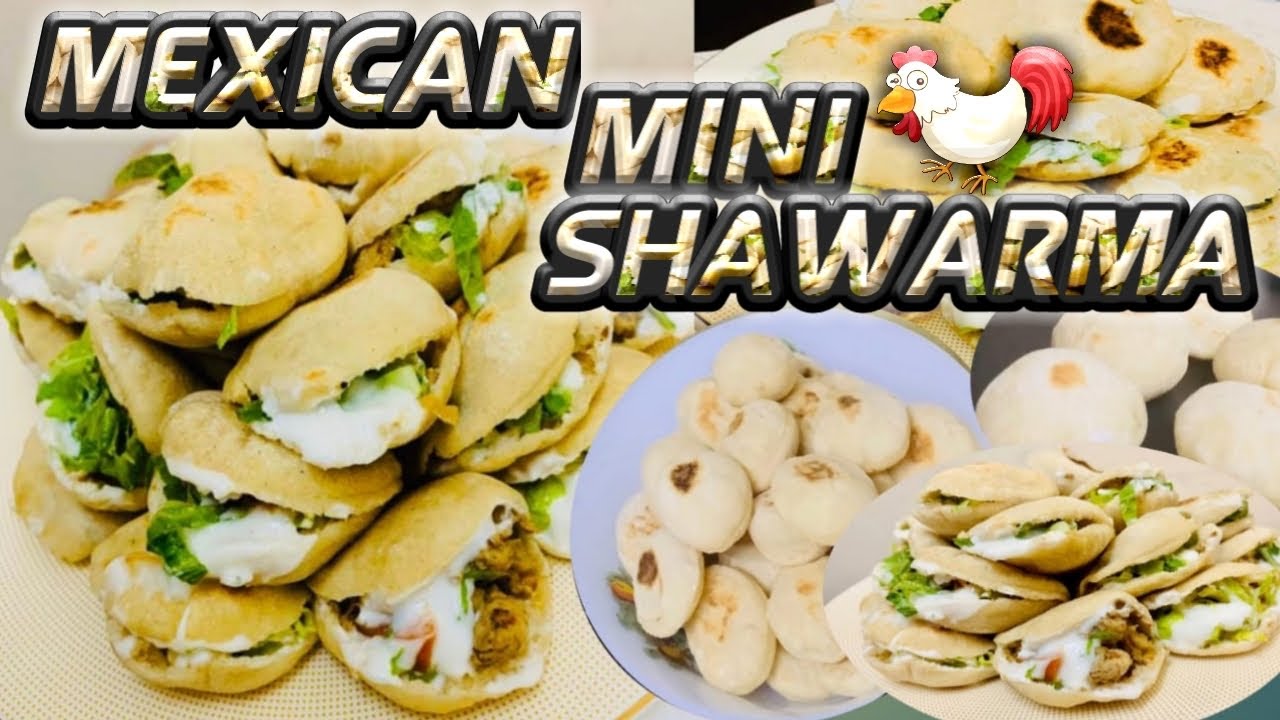 CHICKEN FAJITA MINI SHAWARMA | RESNIS COOKING WORLD - YouTube
