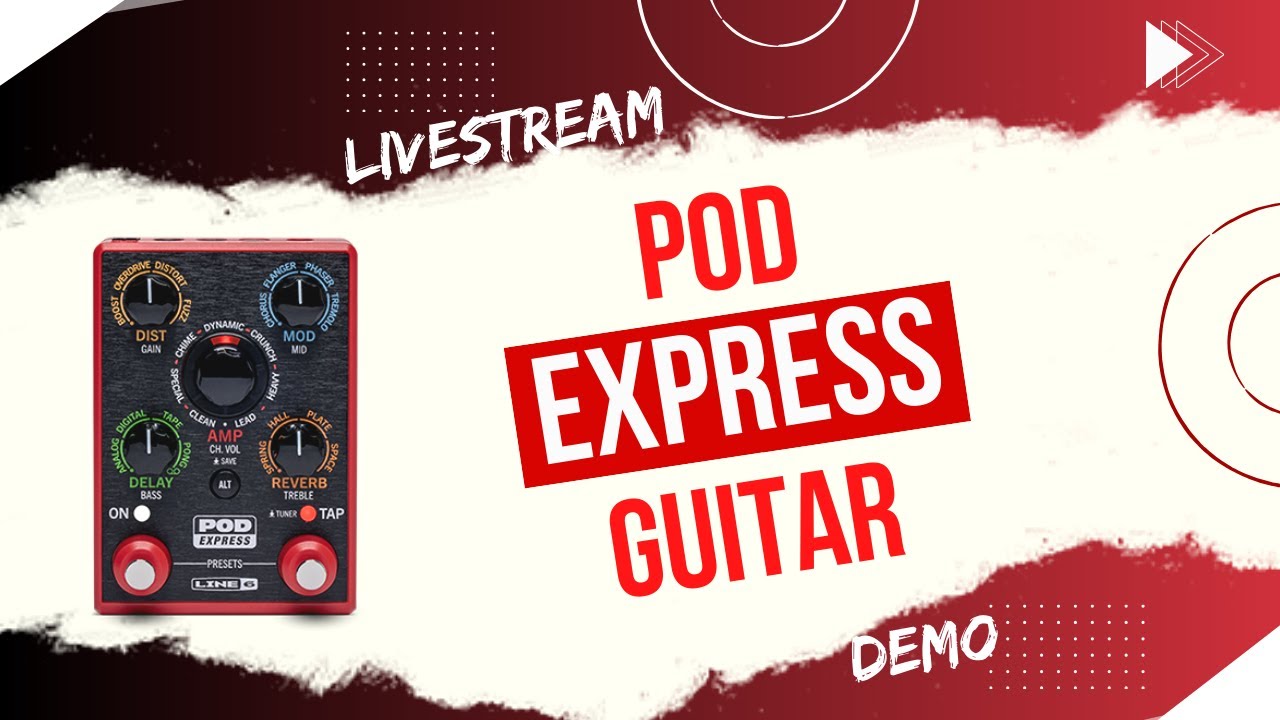 🎛 How does the Pod Express Guitar hold up to the Helix LT? - Livestream ...