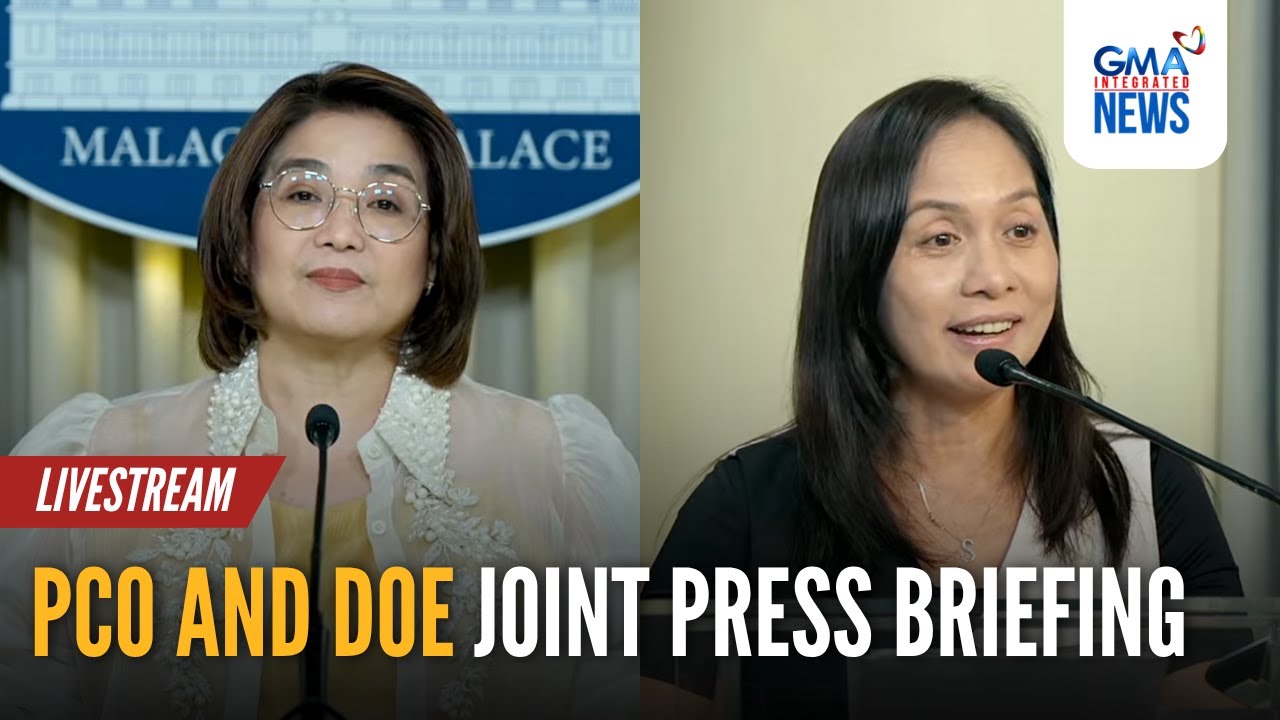 LIVE: PCO and DOE joint press briefing (June 24, 2025) | GMA Integrated ...