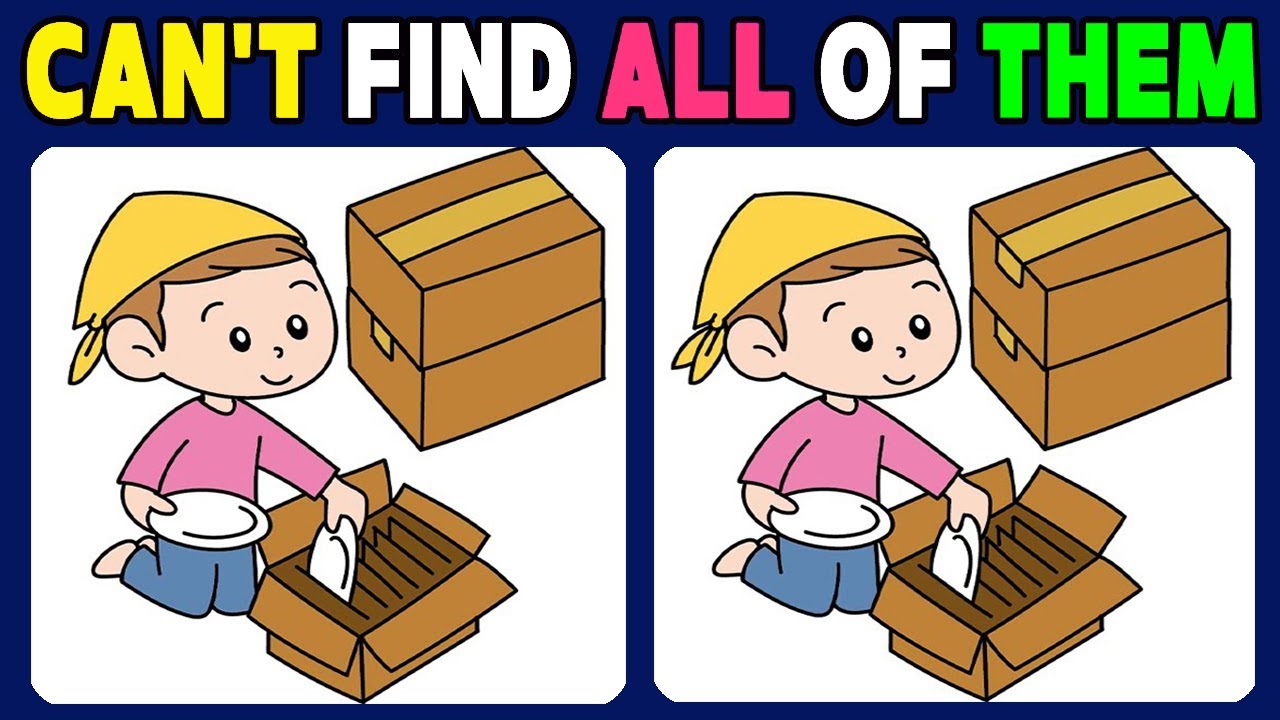 Find the Difference: Can You Find Differences In 90 Seconds 【Spot the ...