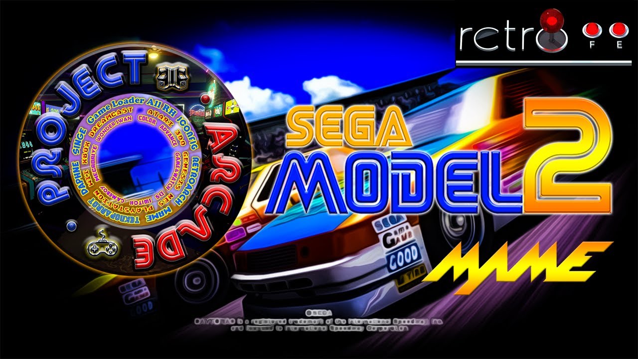 RetroFE | CoinOPS Project Arcade Add On SEGA Model 2 Theme Add-On - YouTube