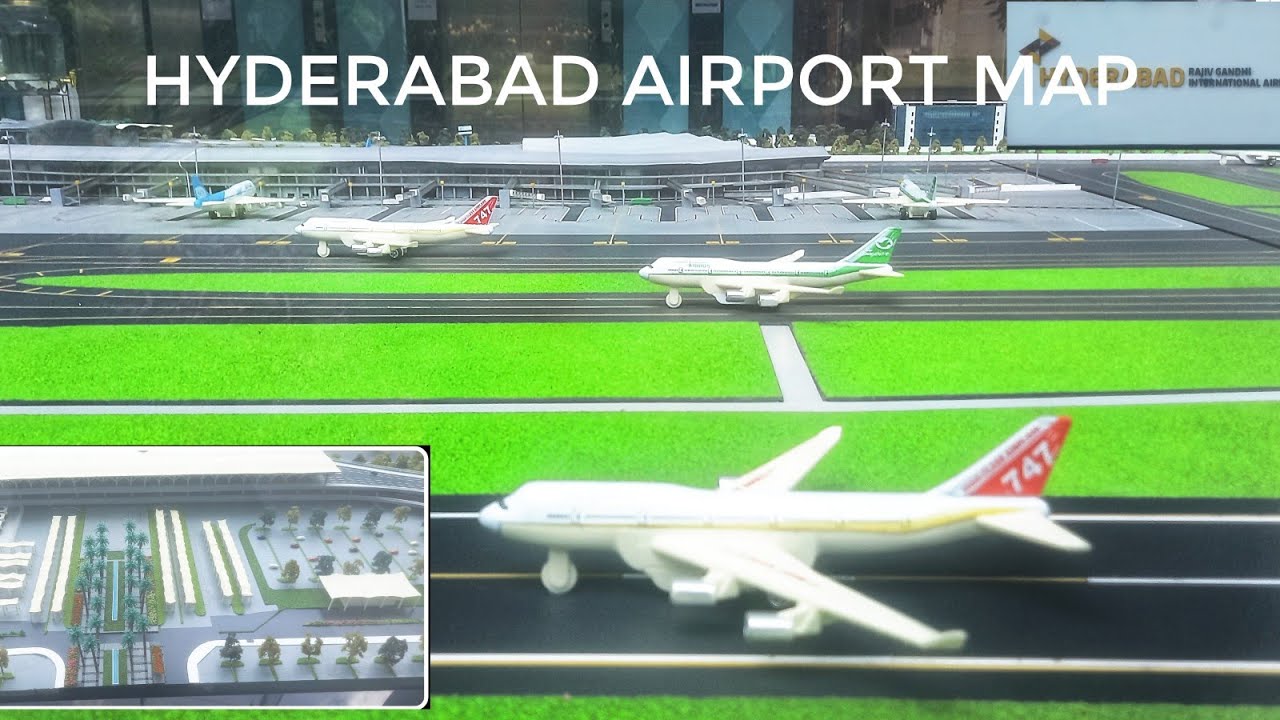 Hyderabad Airport Map @RGIAHyderabad #Airport #rgia - YouTube