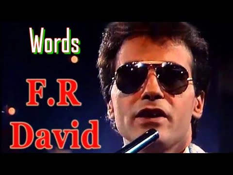 "F. R. David" 1982' "Words" - YouTube