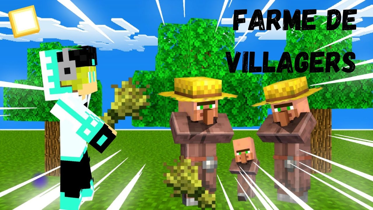 FARME DE VILLAGERS - TUTORIAL 1.19.51 - YouTube