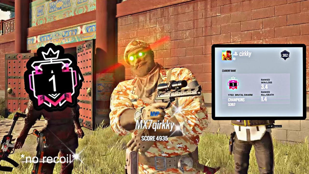 WHAT 60,000 HOURS IN RAINBOW SIX SIEGE CHAMPION LOOKS LIKE - Operation ...