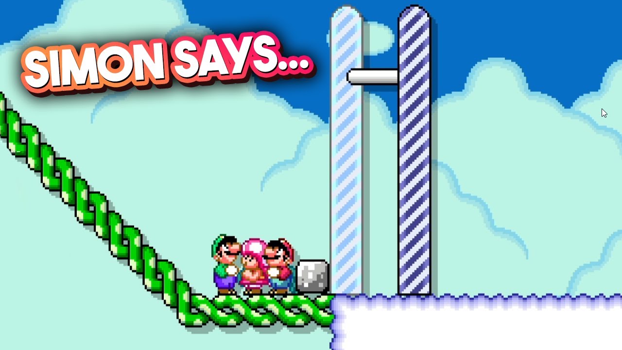 I Played SIMON SAYS in the Middle of This Mario Maker 2 Versus Match ...