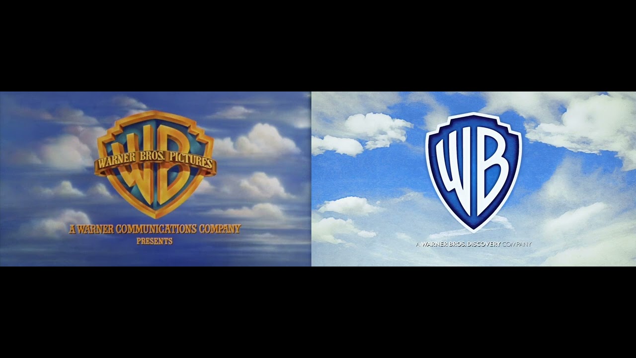 Comparison between the Warner Bros. Pictures 1984 logo and 2021 logo in ...