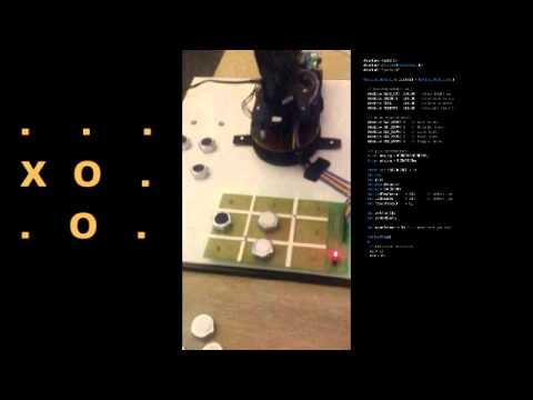 Robot Arm Playing Tic Tac Toe Game - YouTube