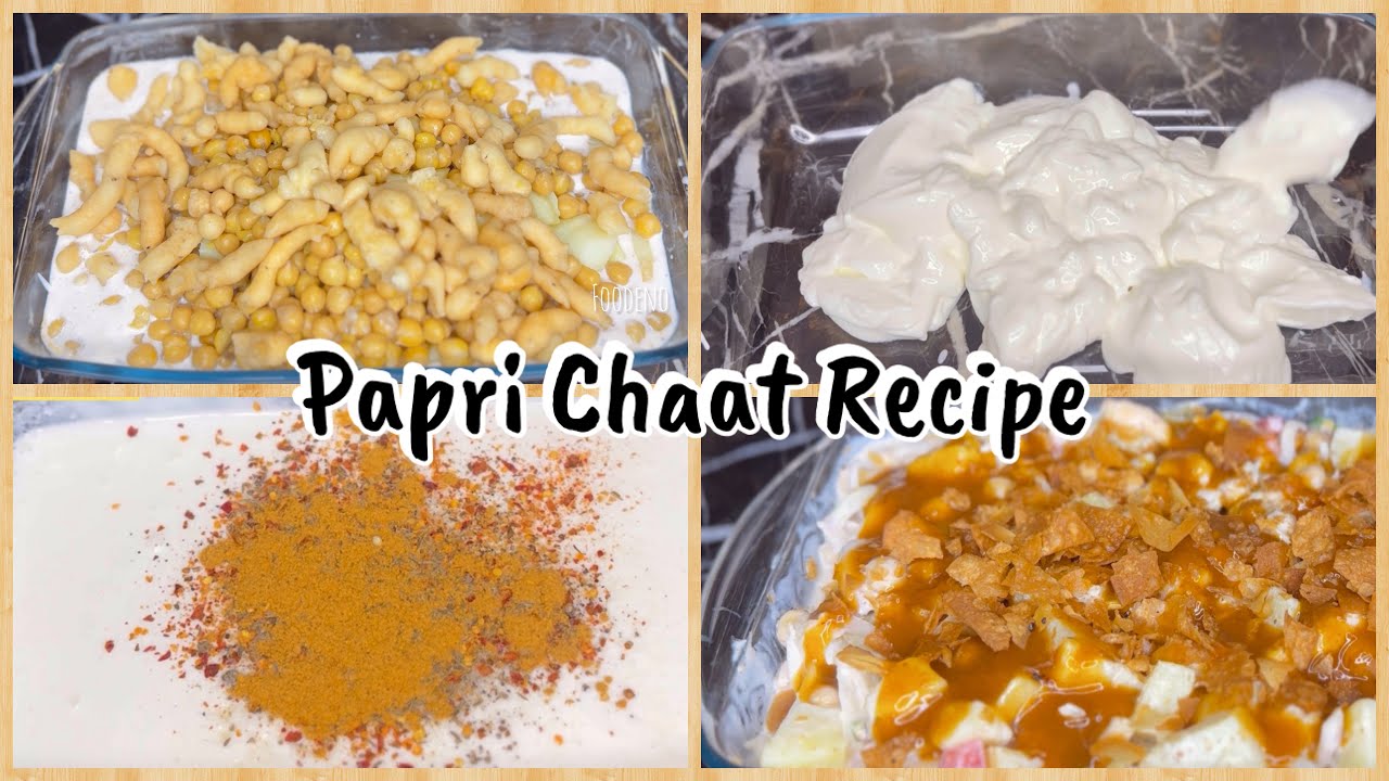 Papri Chaat Recipe | Papri Chaat | ⁠@foodeno - YouTube