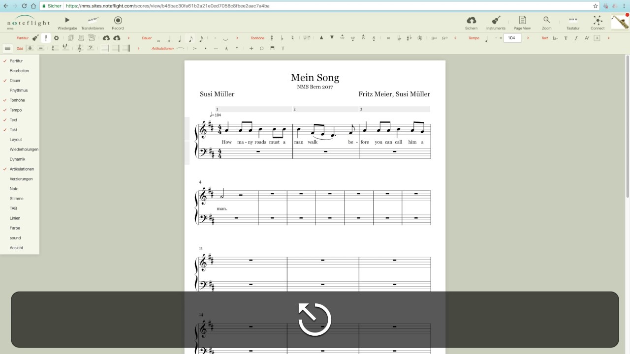 Noteflight Lektion 12 - Haltebogen vs. Bindebogen - YouTube