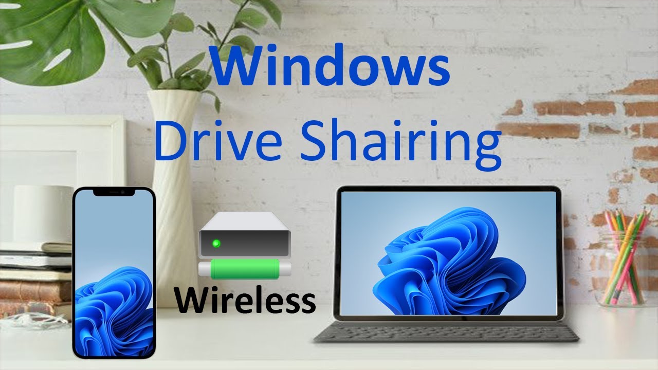 How to Wirelessly Share Files in Windows - YouTube