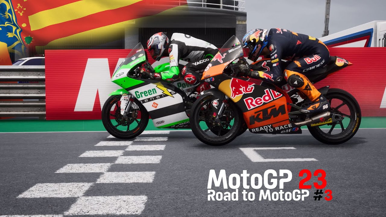 MotoGP 23 - Road to MotoGP #3 - Debuut finale - YouTube