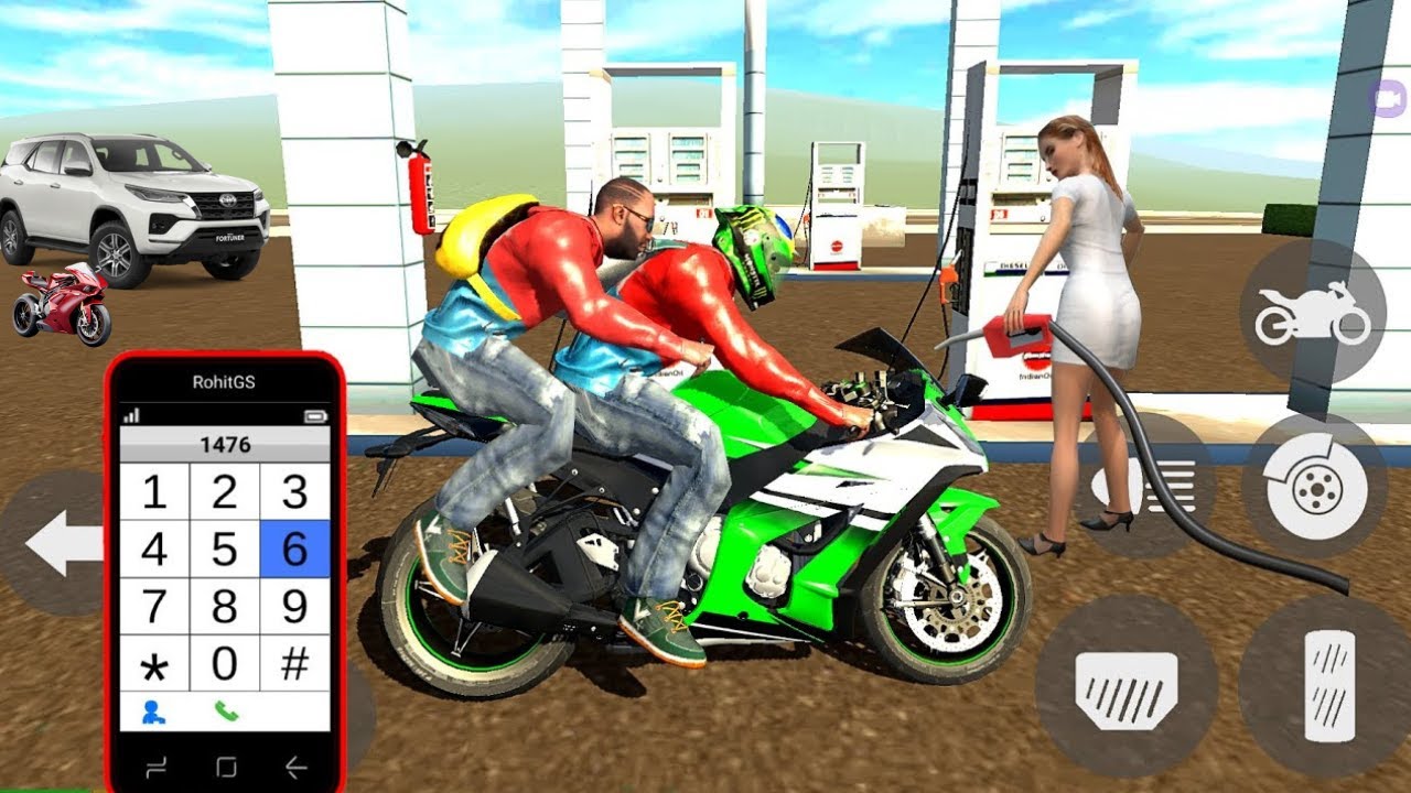 Franklin Bike Fuel Full In Indian Bikes Driving 3d | NEW UPDATE - YouTube