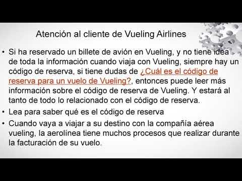 ¿Cuál Es El Código De Reserva Para Un Vuelo De Vueling - YouTube